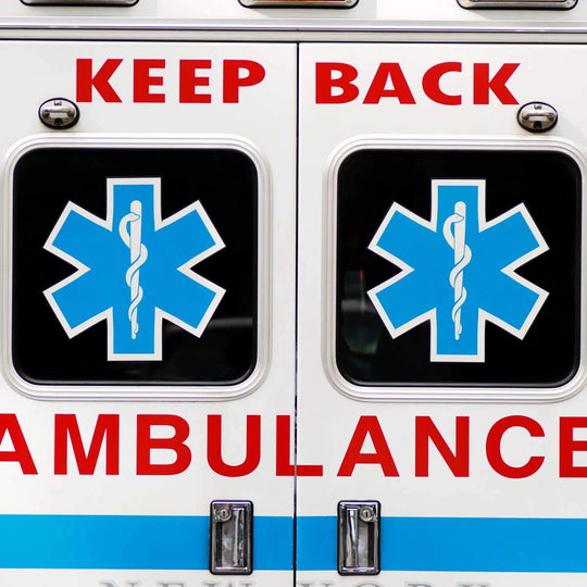 Ambulance Back Doors Wall art | Elephant Stock