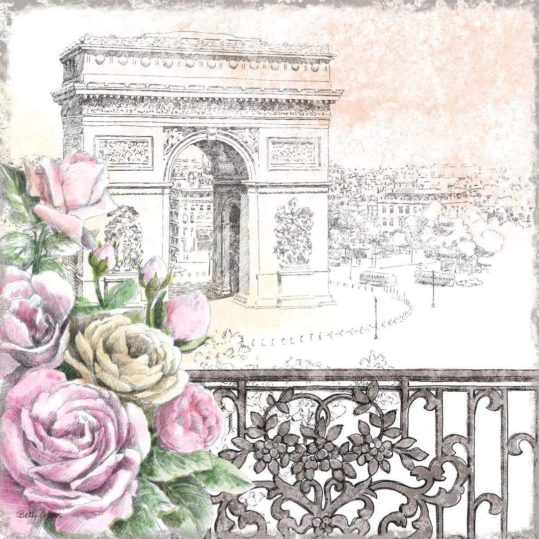Pink Paris Wall art | Elephant Stock