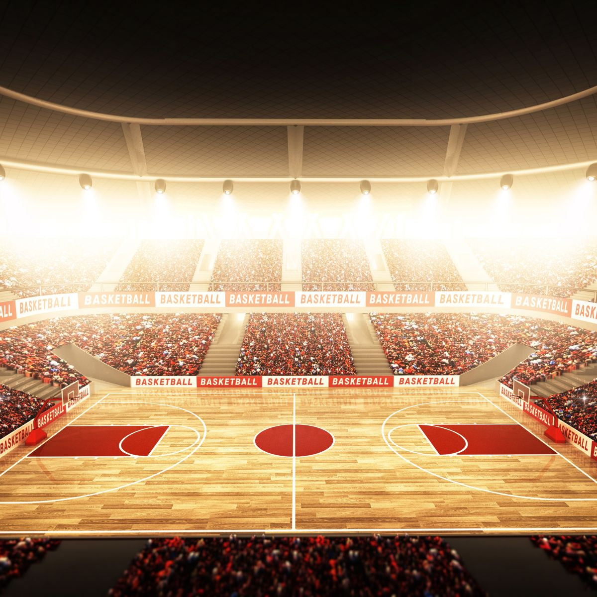 Nba Basketball Court Wallpaper