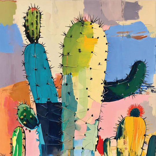 The God Cactus Wall art by Cafelab | Elephant Stock