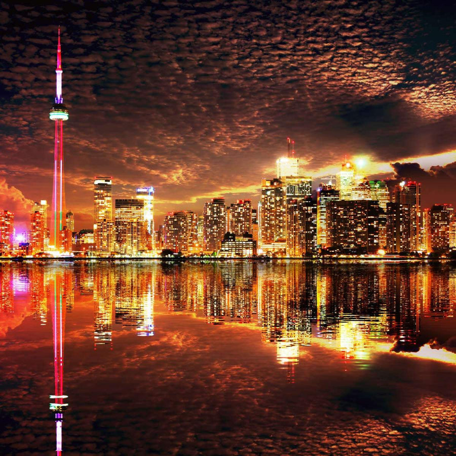 Simple Toronto Skyline Wall art | Elephant Stock