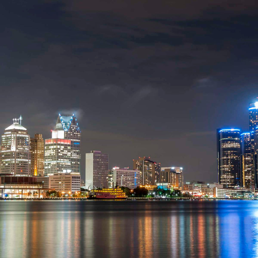 Detroit Riverfront Wall Art | Prints, Framed Prints And Multi Panel Art