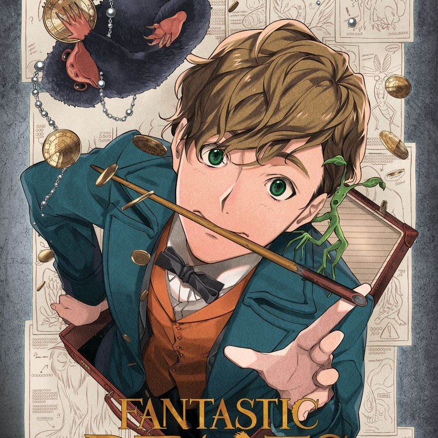 Fantastic Beasts Lally Jacob Theseus Dumbledore Newt Wall Art: Canvas ...