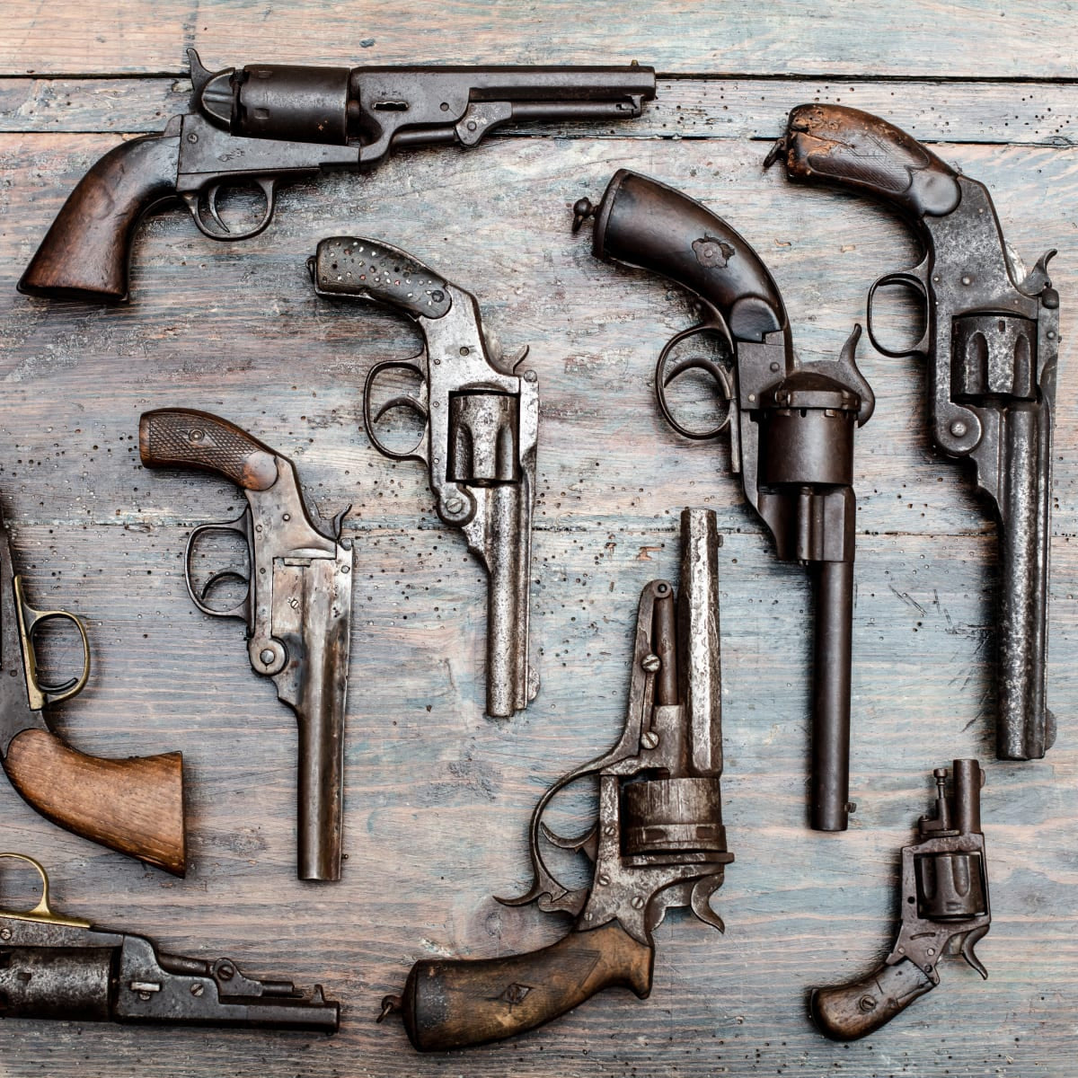 Old Fashioned Revolver Art