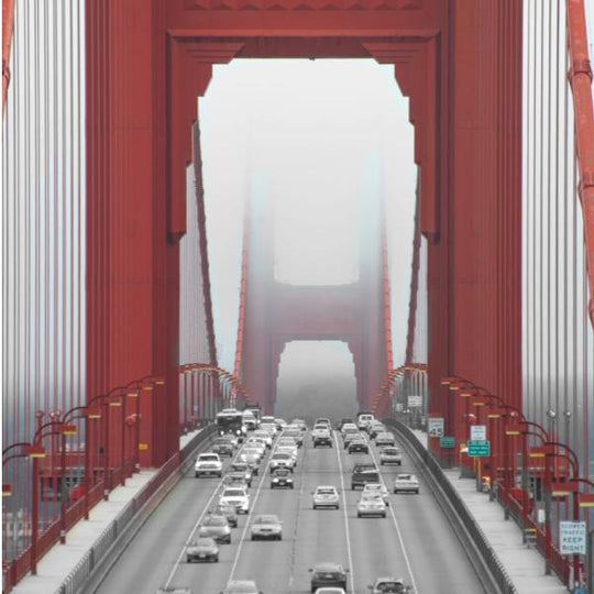 Rocks And Golden Gate Bridge I Wall art by Moises Levy | Elephant Stock