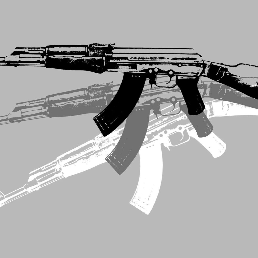 Shooting A Gun Wall art | Elephant Stock