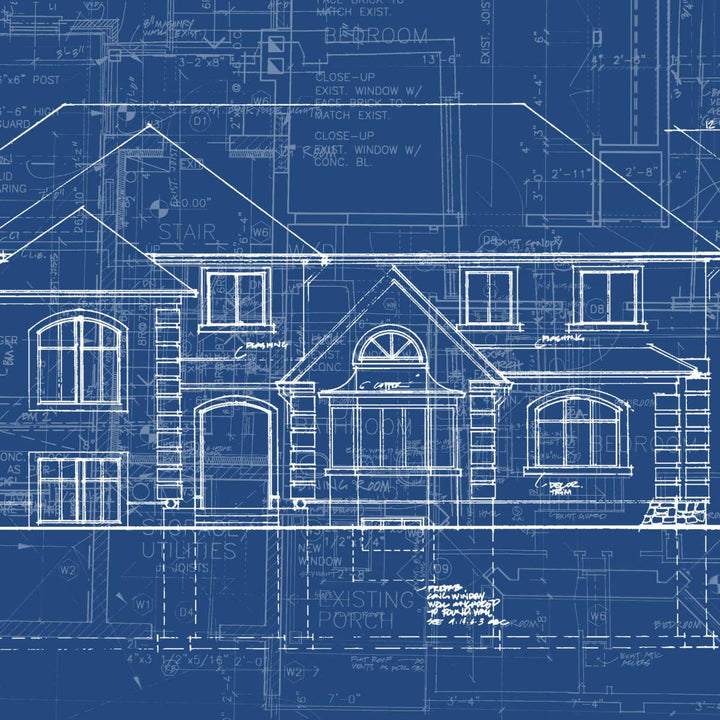 House Blueprint Wall art | Elephant Stock