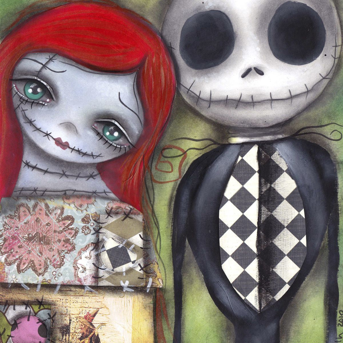 Nightmare Before Christmas Sally Art