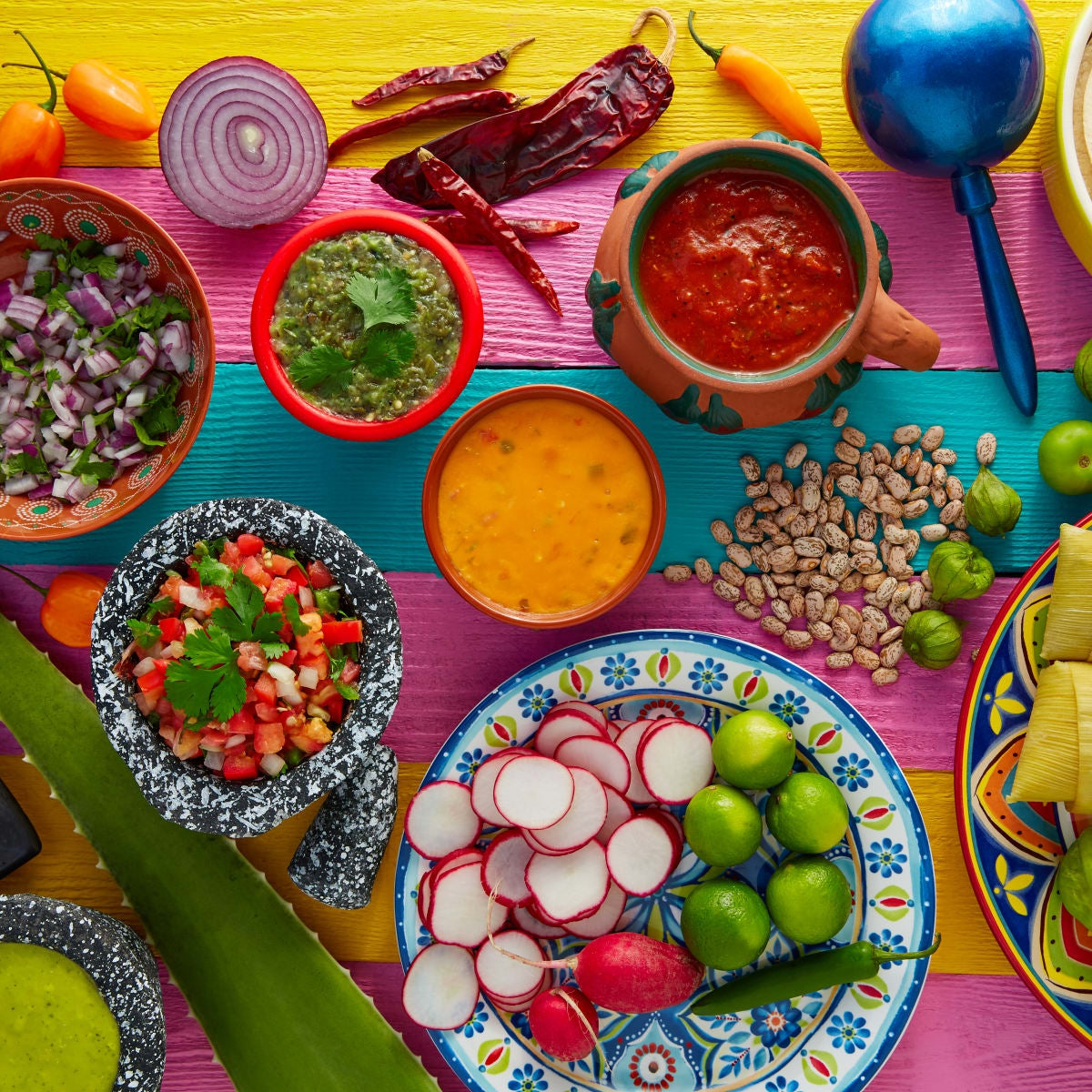 Mexican Food Murals