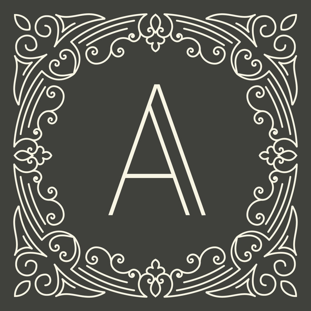 Monogram Wall Art | Prints, Framed Prints And Multi Panel Art