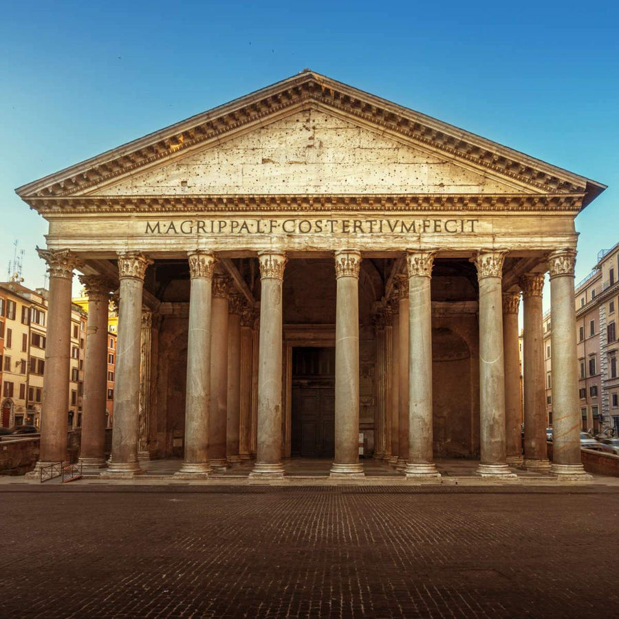 Roman Pantheon Sunrise Wall art | Elephant Stock