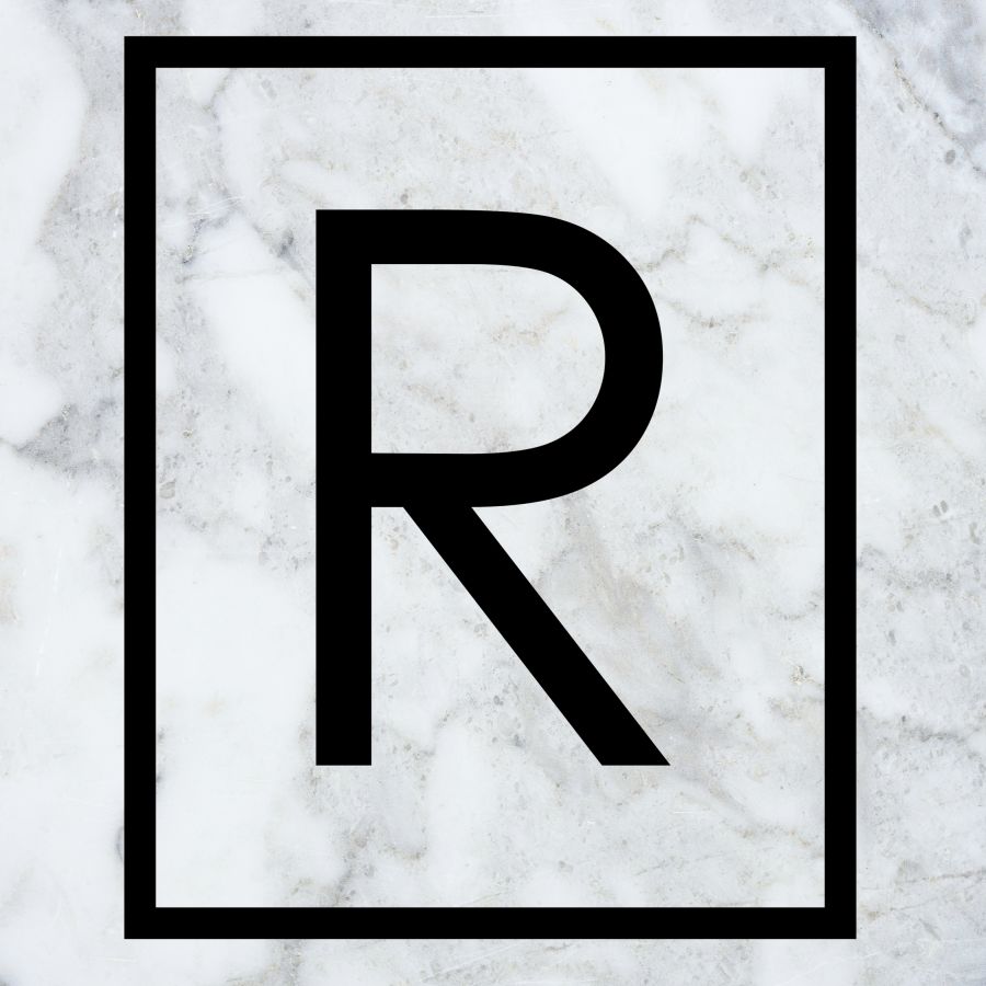 R Letter Wall Art | Prints, Framed Prints And Multi Panel Art