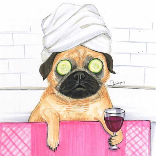 Tropical Island Spa I Wall art by Sally Swatland | Elephant Stock