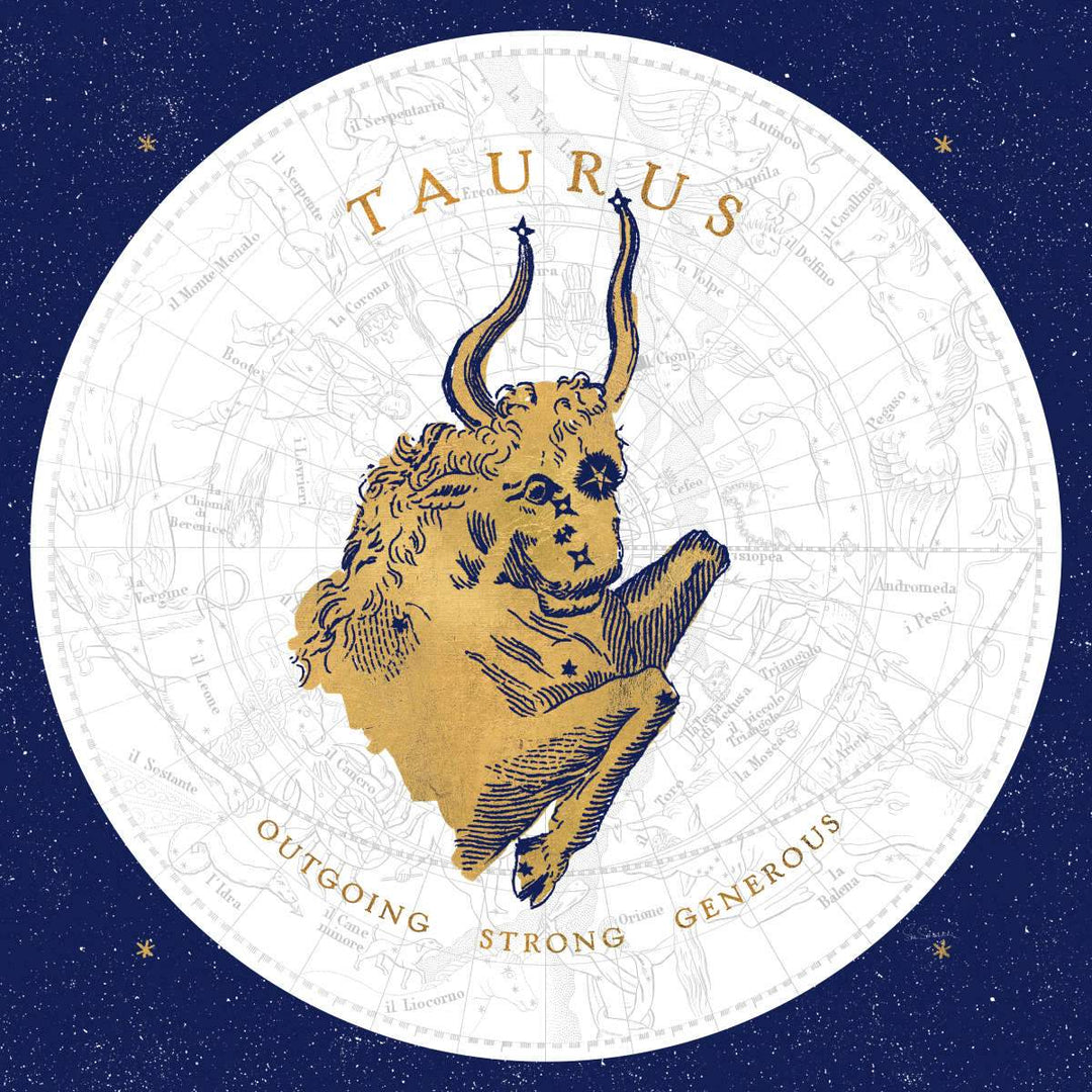 Vintage Taurus Constellation Wall art | Elephant Stock
