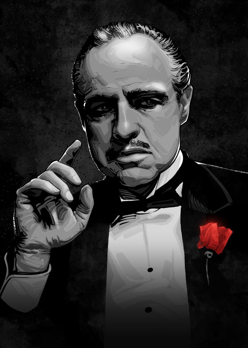 Don Vito Corleone Drawing