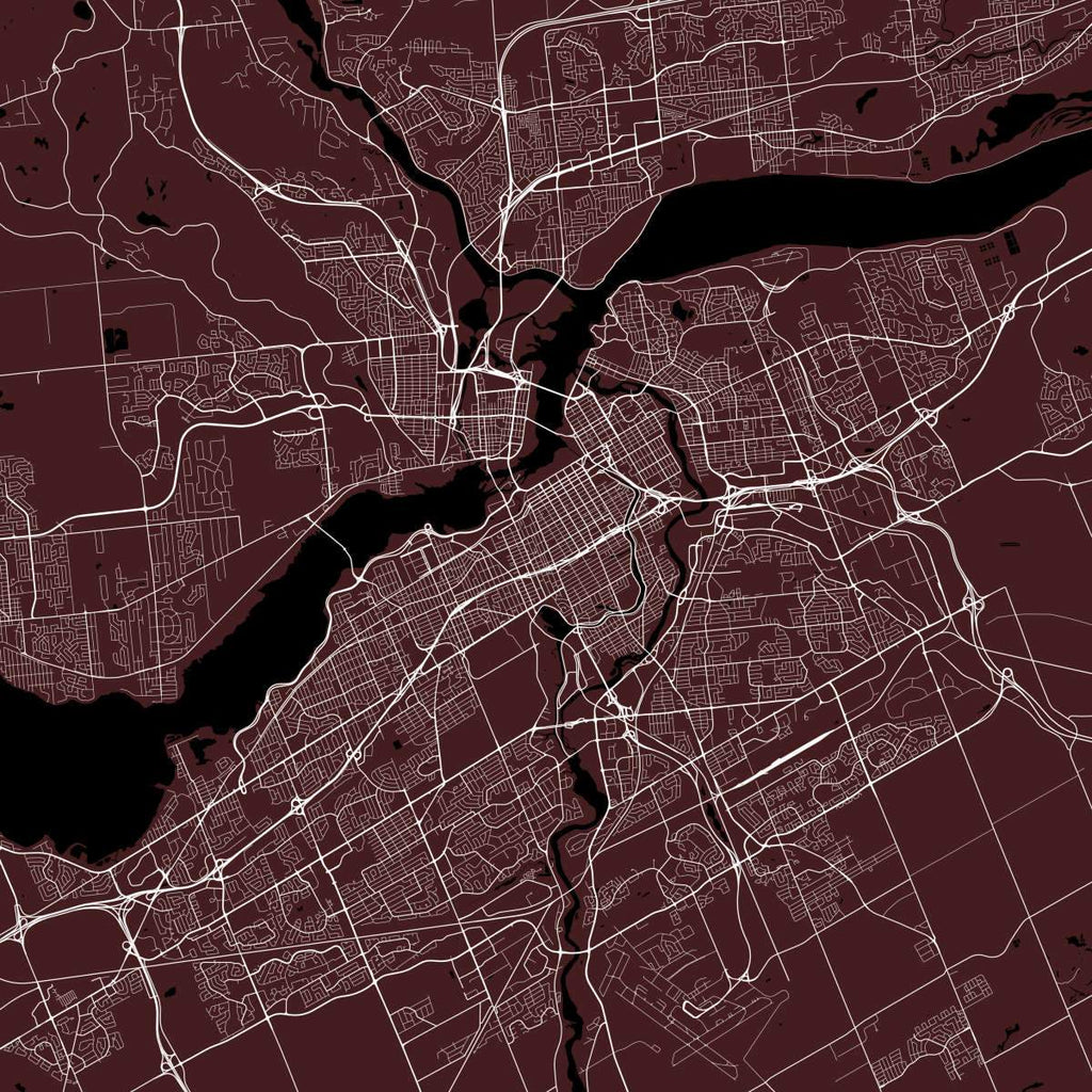 Urban Maps Wall Art | Prints, Framed Prints And Multi Panel Art