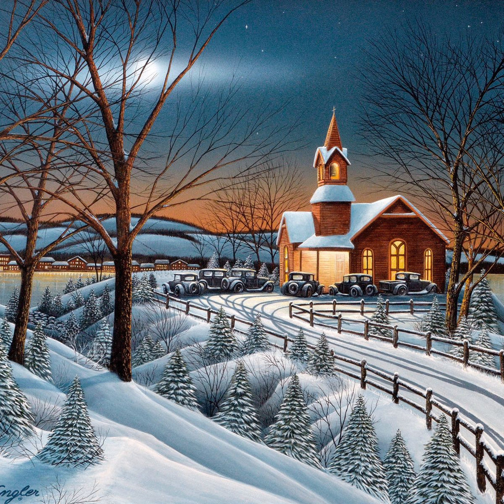 Winter Scene Wall Art | Prints, Framed Prints And Multi Panel Art